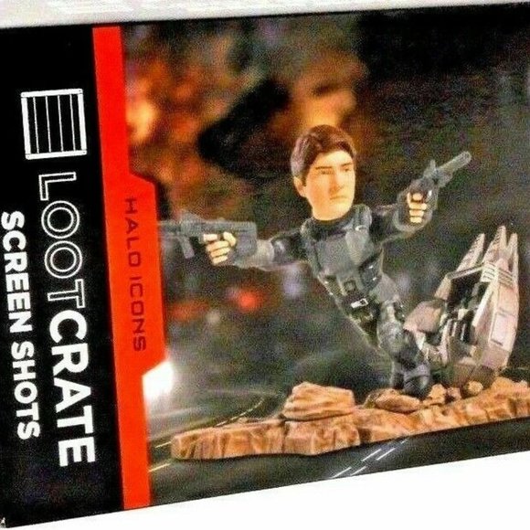 Loot Crate | Toys | Halo Icons Odst Buck Figure Nathan Fillion Screen ...